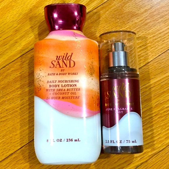 Bath & Body Works | Bath & Body | Nwt Bath Body Works Wild Sand 2piece Set | Poshmark